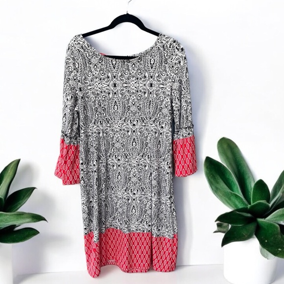 Reborn | Dresses | Reborn Bell Sleeve Dress Large | Poshmark
